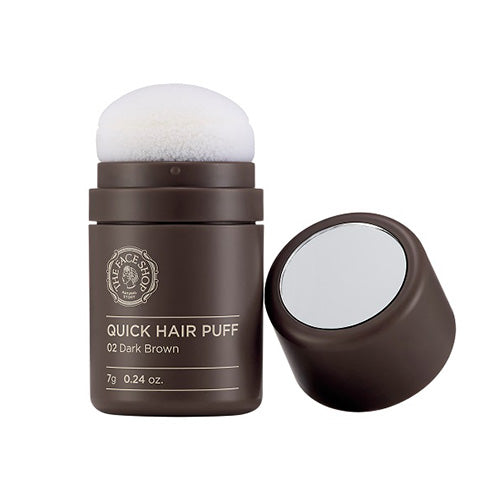 Quick Hair Puff 02 Dark Brown – THE FACE SHOP